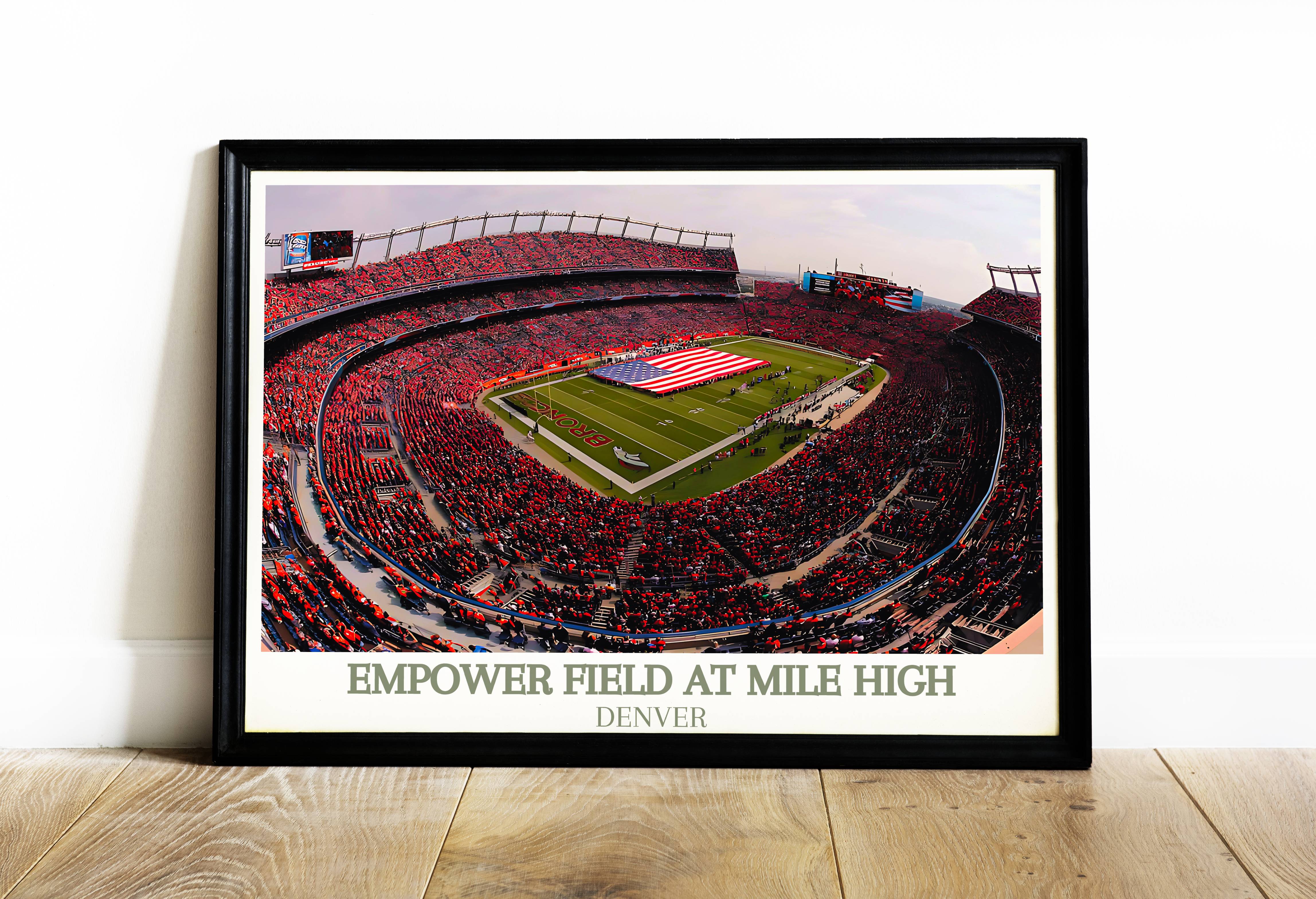 Mile High Stadium Tribute - Empower Field Poster Assortment – MapYourDreams