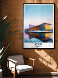 Oslo Norway Travel Poster Print - The Oslo Opera House Art Collection ...