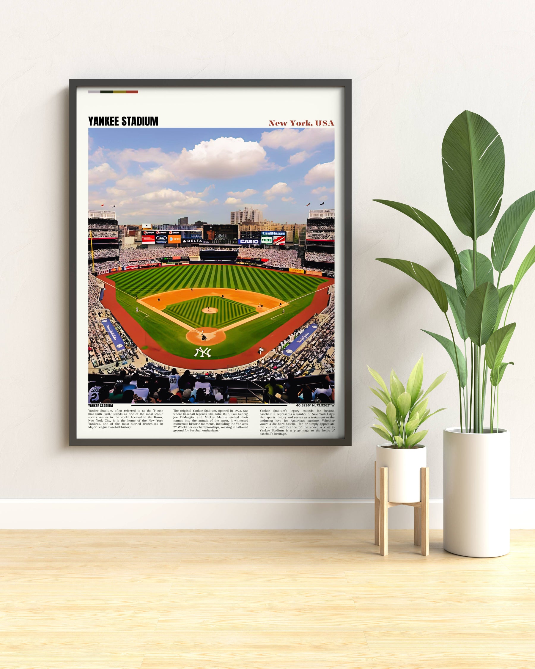 Yankee Stadium Print - New York Yankees Poster - MLB Stadium Poster – M.Y.D